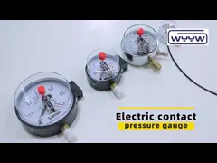 1/2Bsp KL1.6 Electric Contact Pressure Gauge Stainless Steel Material