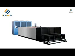 L*W*H mm 6450*2360*2530mm Direct Cooling Block Ice Machine with 1