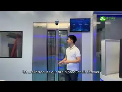 φίλτρο πορτών HEPA PVC σηράγγων ντους αέρα φορτίου 20m/S SUS304