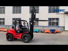 shipping container forklift lift height 3000-5000mm mast tilt angle 6/12 degree manufacturers