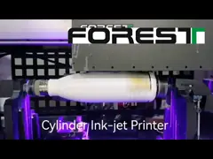 360 Degree Round Cylindrical UV Printing Machine High Speed Bottle Inkjet Printer