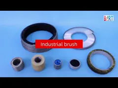 Internal Spring Nylon Spiral Brush For Rope Cleaning