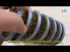 internal wound brush spring brush copper/brass wire spring brush for industry metal deburring