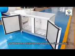 Personalizzare Bar Tipo Banchetta di lavoro Air Cooled Equipaggiamento frigorifero sotto-banchetto frigorifero / workbench Chiller / sotto-bar frigorifero