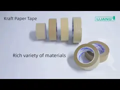 eco friendly self adhesive kraft paper tape with water activated single sided adhesive