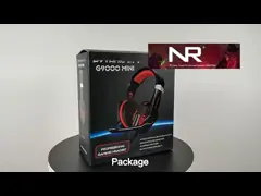 ps4 gaming headset wired g9000 led noise canceling headphones with mic rgb light