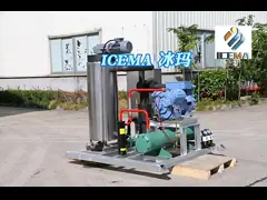 Macchina di fabbricazione di ghiaccio della macchina del ghiaccio dei residui 3T/24H per frutti di mare
