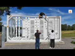 lifepo4 battery energy storage container 1mwh solution for power grid stabilization