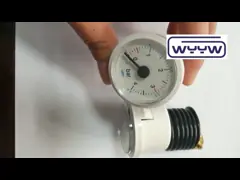 0-4 bar Manometro assiale 40 mm Misuratore di pressione del vapore della caldaia