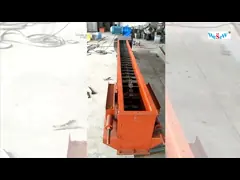 Carbon Steel Forage Screw Feeder Conveyor For Food Beverage Processing Plant