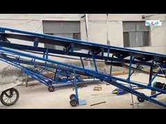 oem customizable mobile belt conveyor for truck loading and unloading