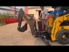 hydraulic compact skid steer loaders 350kg 500kg 850kg 1050kg with quick hitch optional