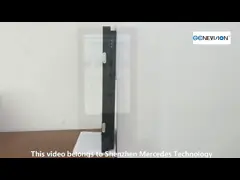 신용카드 납부와 32 인치 풀 블랙 현금이 없는 자급식 키오스크
