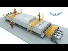 fire resistant high efficiency thermal screw conveyor with customized transmission system