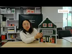 house shape advent calendar packaging box