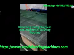 La máquina de pulido magnético de acero inoxidable industrial elimina las aberraciones de la superficie / borde