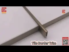 metal decorative tile edge trim molding 12mm high durability customized