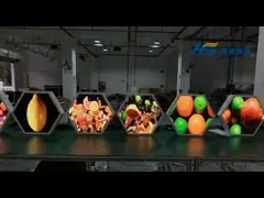 헥사곤 크리에이티브 LED 신호 화면 맞춤형 헥사스 LED 디스플레이 풀 컬러 LED 디스플레이
