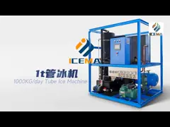 Tube Ice Machine with Danfoss-Denmark Expansion Valve 380v/50hz/3p Voltage for