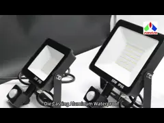 high lumen outdoor pir led flood light 30w remote control