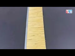 custom galvanized iron base sisal strip brush for wood polishing