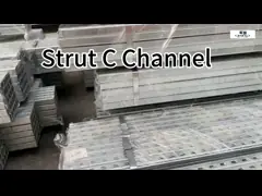 600kg/M Load Steel Strut Channel Photovoltaic Bracket Hot Dip Galvanized Solar Mounting System