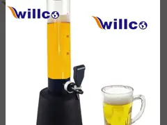 plastic 3l beverage tower coffee bar equipment black beer tower