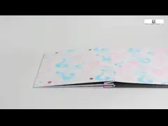 coloring printing special design button folding magnetic big gift box