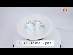 recessed cob led downlight 60 degree beam angle cri 80