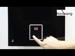 10l black flue exhaust gas water heater screen control for shower