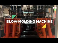 hdpe 5l jerry can automatic blow moulding machine 180pcs / h for lubricant bottle