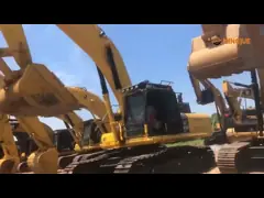 hydraulic used komatsu pc450 -8 excavators 2.1m3 capacity bucket 257kw rated power