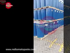 100% Natural Drums Tomato Paste Made From Cold Break Raw Materials With Brix 36-38% Compliant With HACCP Standards