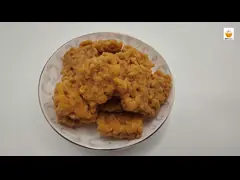 塩漬けの卵黄 乾燥した肉糸 粘り強い米クレーカー ミックス 濃厚で柔らかい香り 脆い米 揚げの米の皮 グオバ