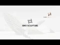 40m large forged bronze whale sculpture patina finish hand forging