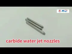 Carburo de tungsteno cementado con chorro de agua de corte de boquilla de corte de caucho