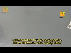 multifunctional pv flexible solar panel 12v 24v 110w for car home boat