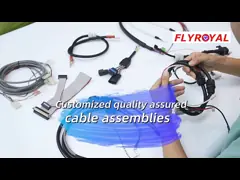 Electronic IDC FPC FFC Cable 3M HF365-18 With Lumberg MICA 10 Connector Wiring Harness