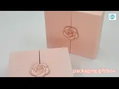 magnetic closure custom luxury rigid cardboard 2 two piece side open double door gift box lifting pa
