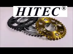 Strong Steel Front & Rear Motorcycle Chain Sprocket Set 5.8-7.2mm Thickness