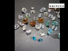 princess green yellow pink moissanite stone vvs loose cushion mosanita diamond rose gold moissanite