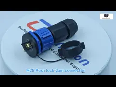 2 phase 50a 500v waterproof plug socket m25 8 gauge waterproof connector
