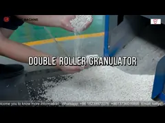 environmentally friendly snow melting agent double roller extrusion granulator