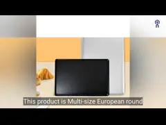 High Strength Rectangular Baking Pan With Cornered Edge Perfect Bakes Bakery Bakeware Tray