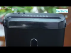 strip cut paper shredder 5 sheet shred capacity with 8l mini basket bin for home and office use s616