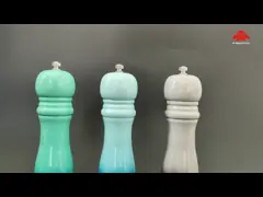 fashion customized color wooden salt and pepper grinders