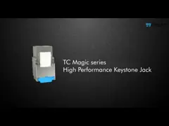 Золото дюйма гнезда 50u UTP CAT6 Keystone Джек Toolless RJ45 покрыло