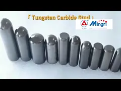 El carburo de tungsteno cementado cabeza de la bola abotona para la prensa de pulido del rodillo