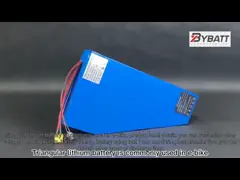 triangle ebike dual battery lithium ion pack 24v 36v 48v 28.8ah