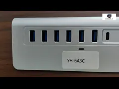 11 in 1 usb c hub 6 usb 3.1 ports and oem/odm logo for fast data transfer